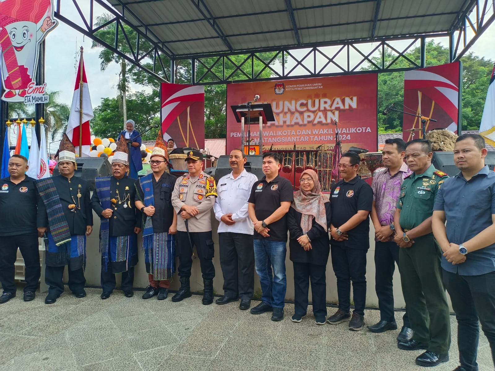 Kpu P Siantar Luncurkan Tahapan Pemilihan Walikota Dan Wakil Walikota