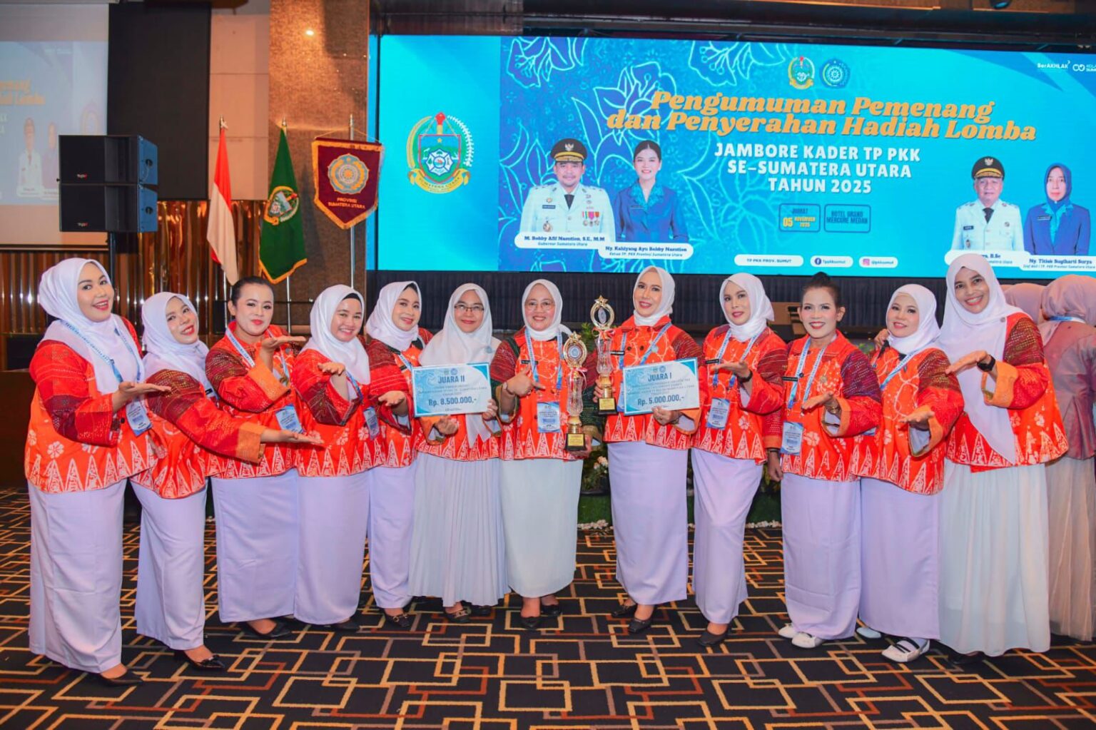 TP PKK Batubara Raih Prestasi HKG PKK Provinsi Sumut 2025 | beritasore.co.id